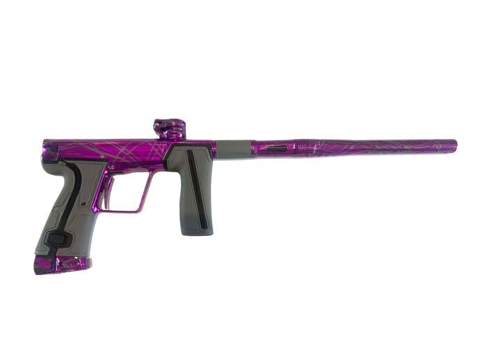 PLANET ECLIPSE GEO R5 GLOSS ANODIZED SPLASH PURPLE W/GREY GRIPS USED ...