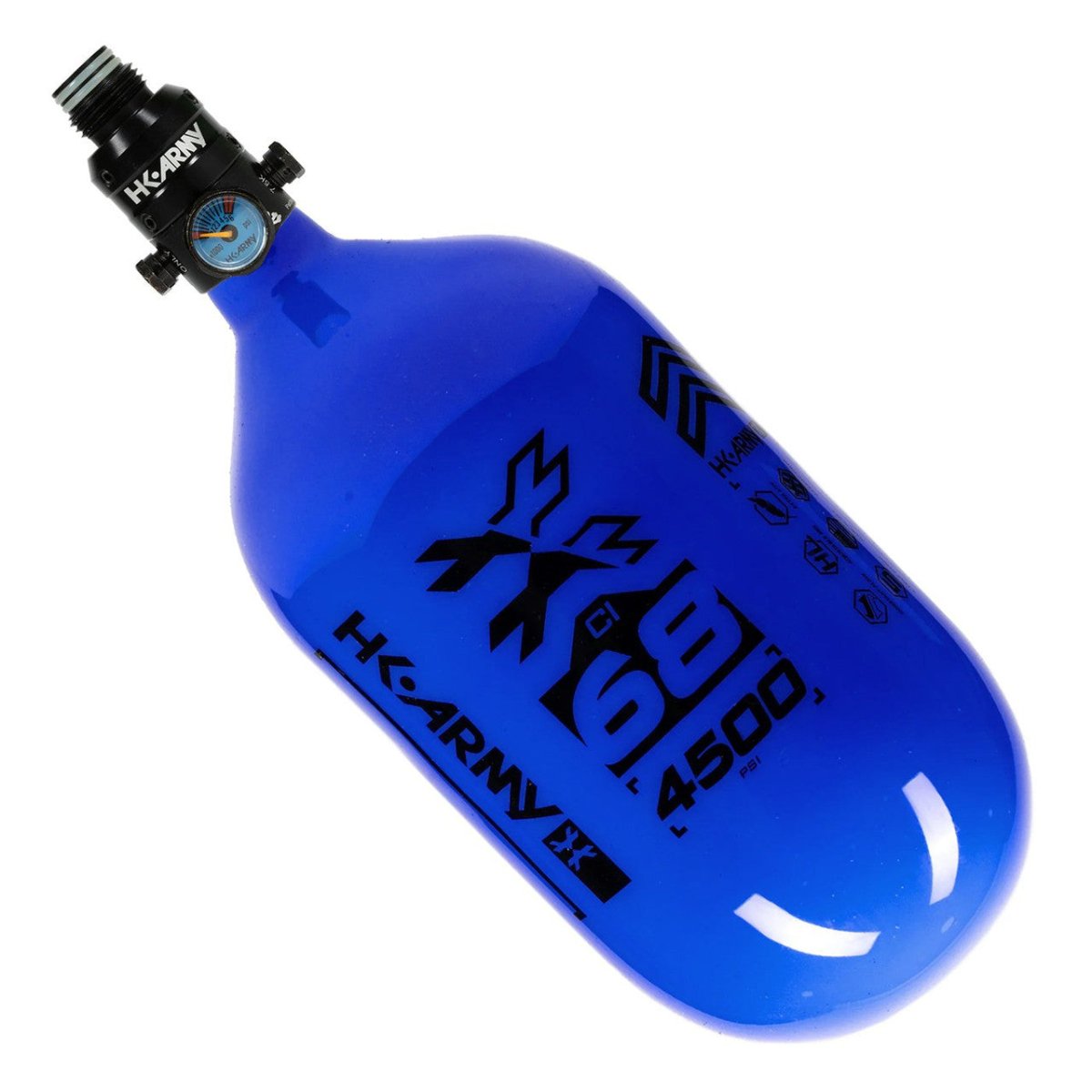 Rush - 68ci / 4500psi "EXTRA LITE" PRO REG Air System - Blue/Black ...